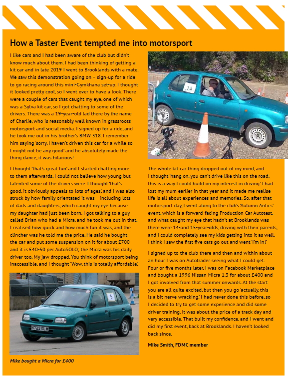 Latest Events & News - Farnborough District Motor Club (FDMC)